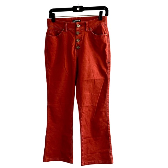 Toad&Co | Jeans | Toadco Womens Button Fly High Rise Cropped Flare ...